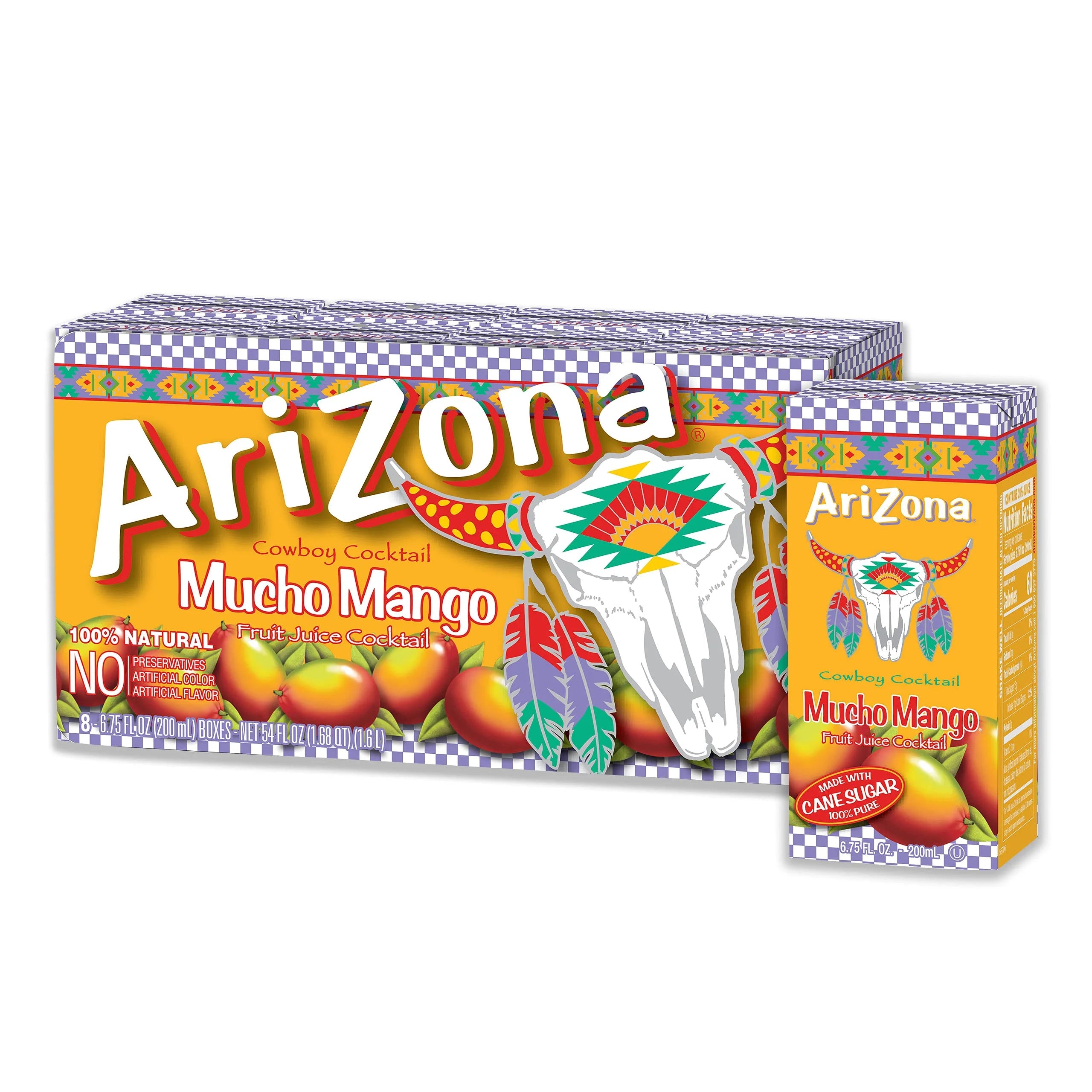 ARIZONA Mucho Mango - 200ml Tetra Box 8pk