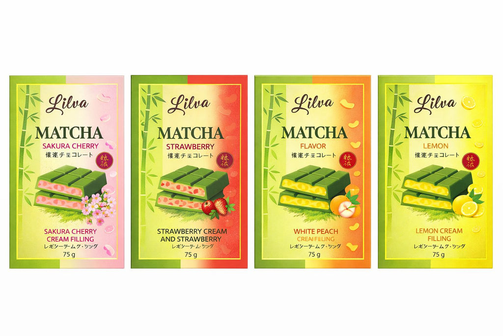 LILVA Match Bar Sakura Cherry Filling 75g